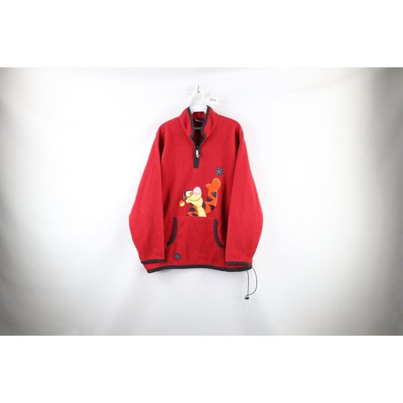 Disney | Sweaters | Vintage 9s Disney Xl Winnie The Pooh Tigger Half ...